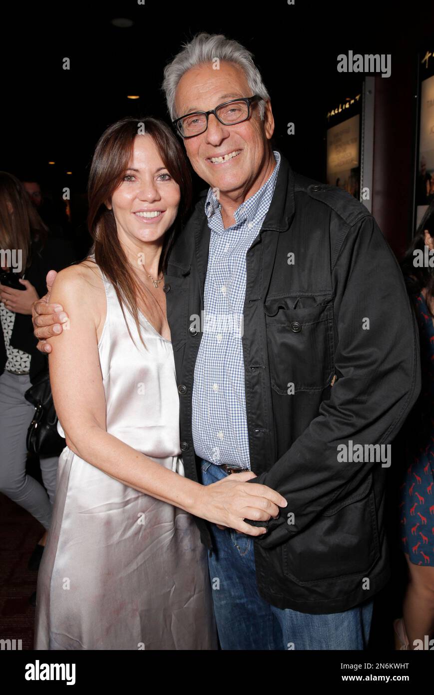 Producer Leslie Urdang and Hawk Koch arrives on the red carpet at the ...
