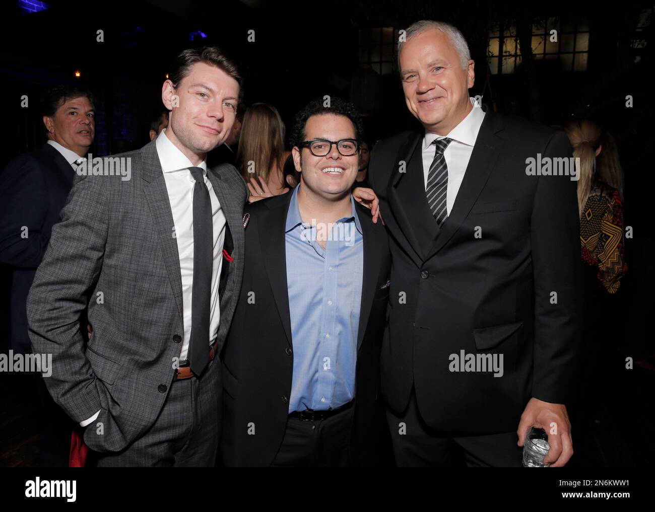 Patrick Fugit, Josh Gad and Tim Robbins attend the after party for ...