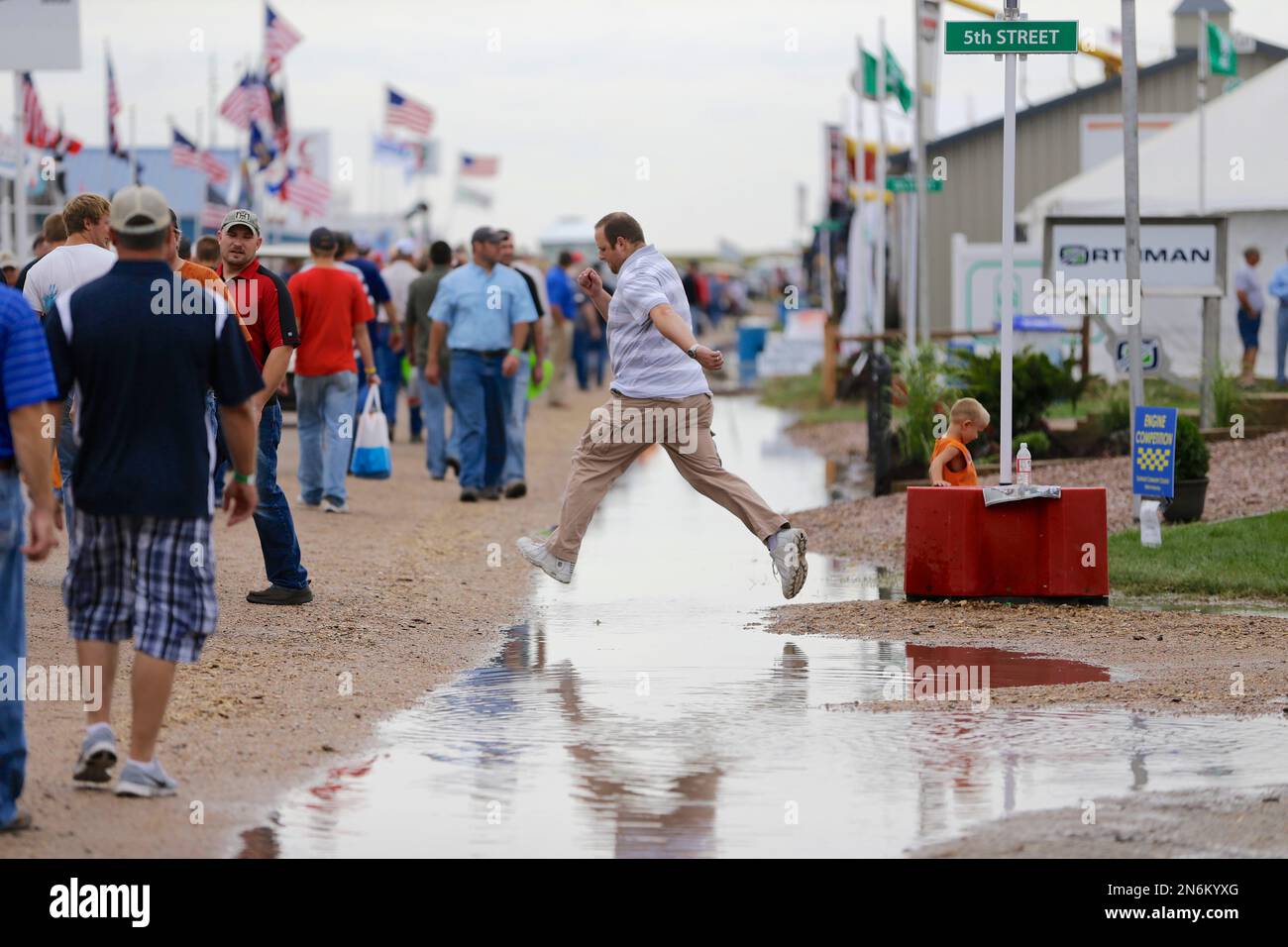 A visitor to the annual Husker Harvest Days agriculture fair in Grand ...