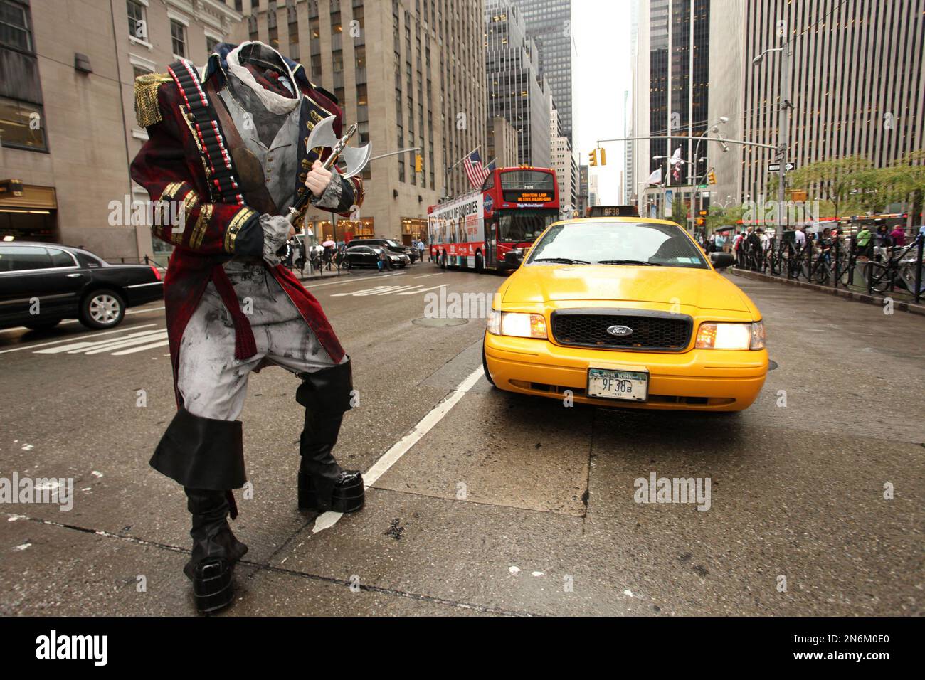 IMAGE DISTRIBUTED FOR FOX - The 7-foot-tall Headless Horseman hails a ...