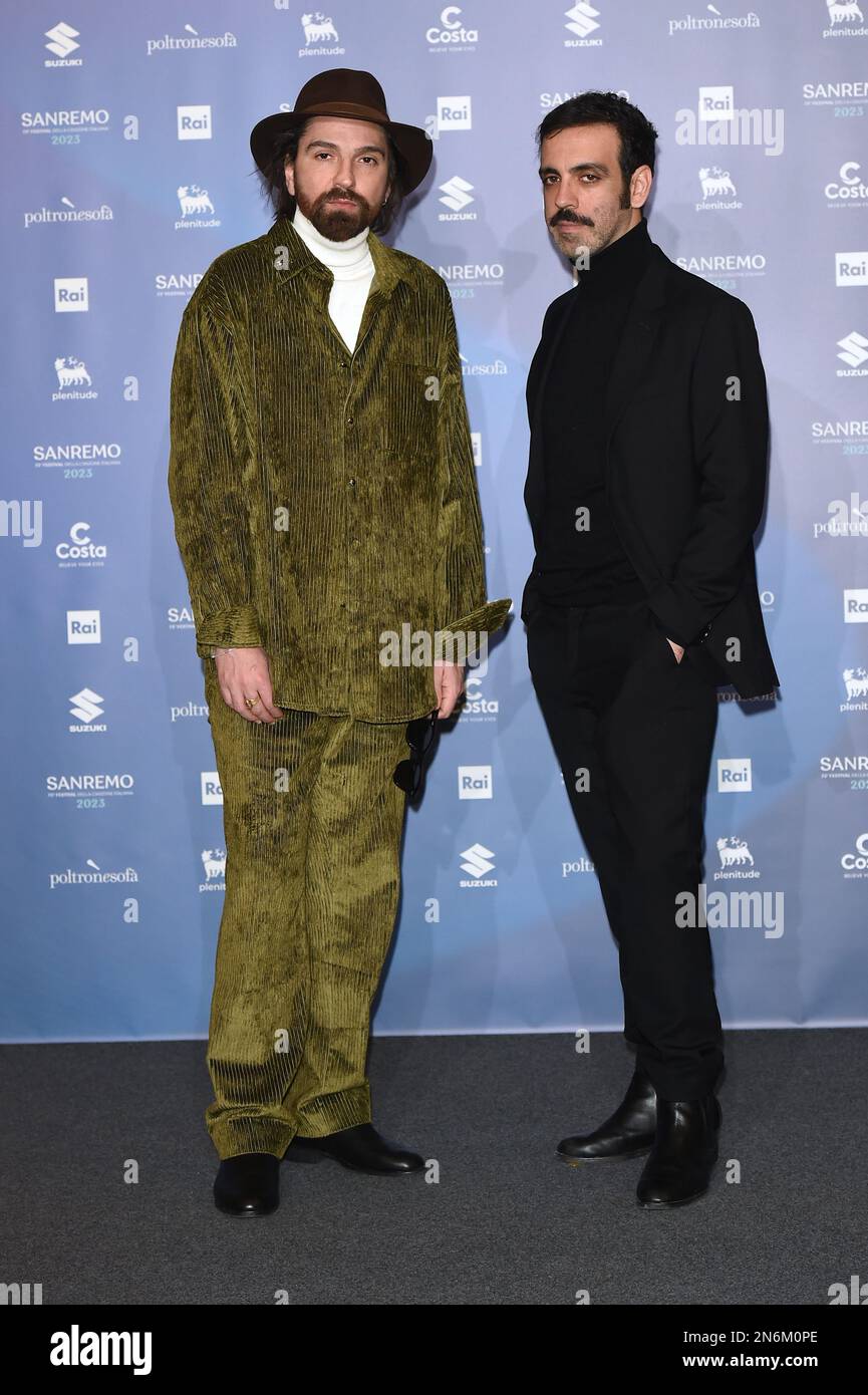 73 festival di sanremo colapesce dimartino hi-res stock photography and ...
