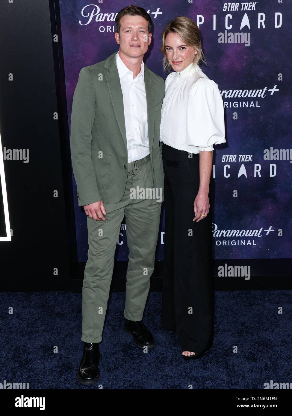 HOLLYWOOD, LOS ANGELES, CALIFORNIA, USA - FEBRUARY 09: Ed Speleers and ...