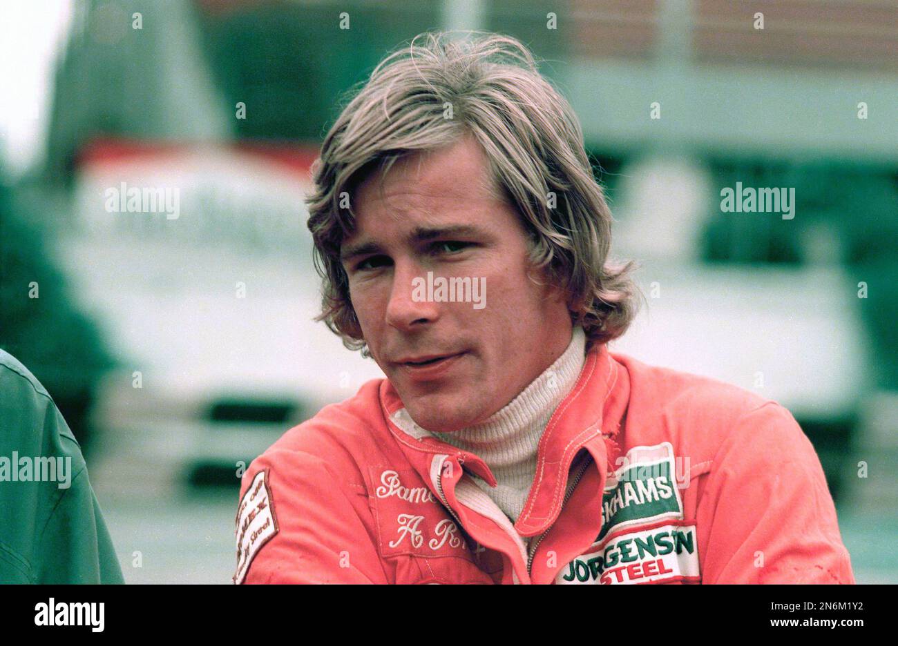 English racing car driver, James Hunt in Buenos Aires, Argentina, Jan ...