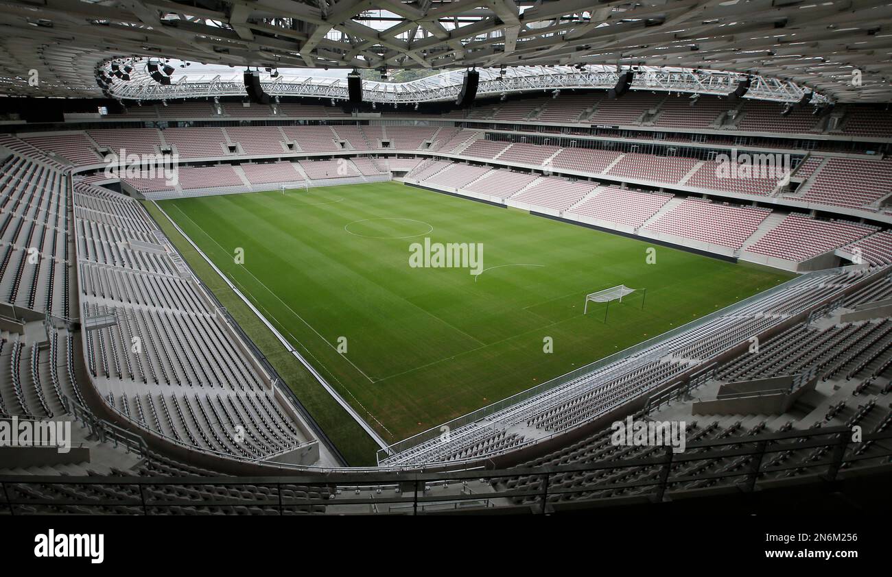 View of the new stadium Allianz Riviera of Nice , Monday, Sept. 18 ...