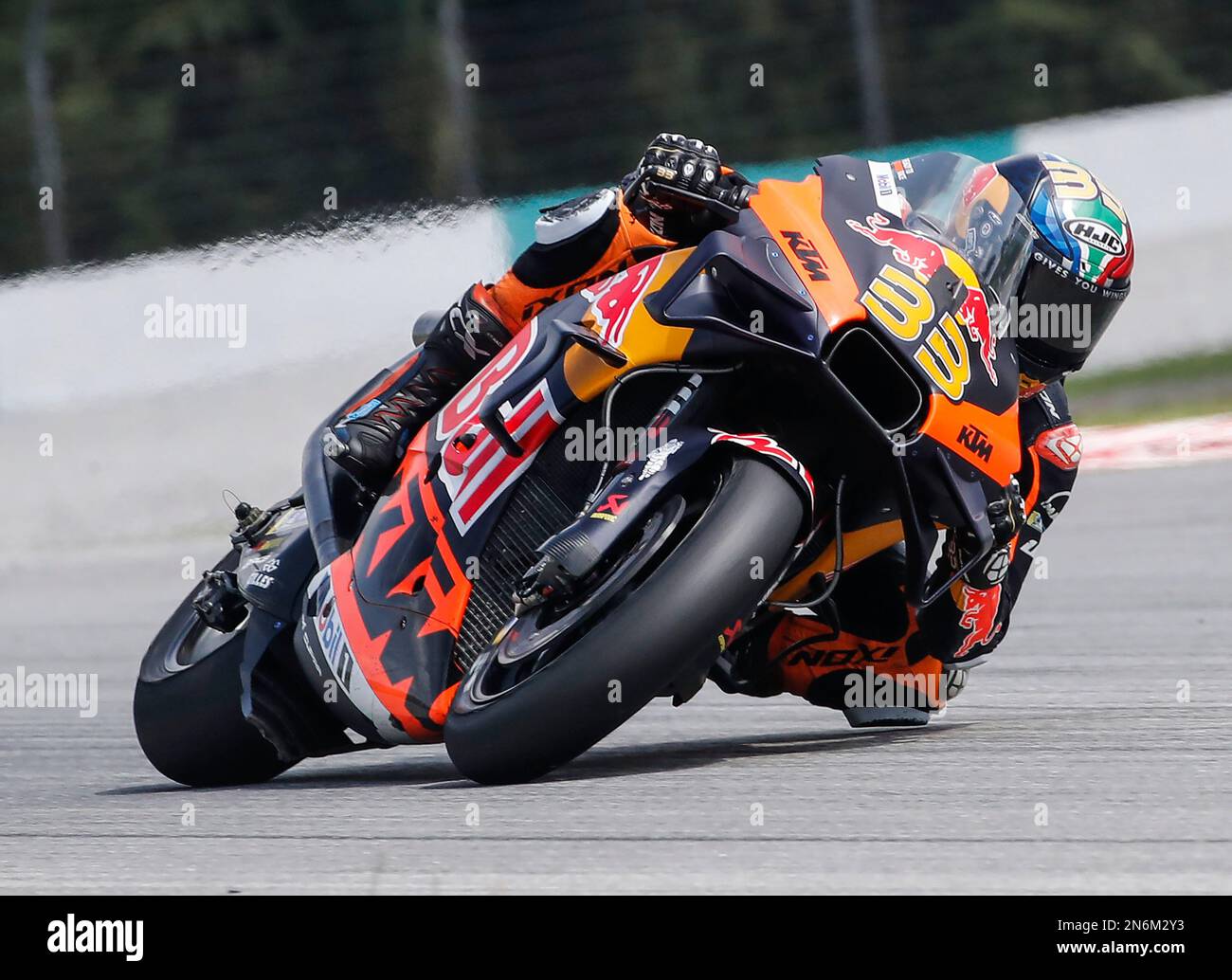 South African rider Brad Binder of Red Bull KTM Factory Racing in ...