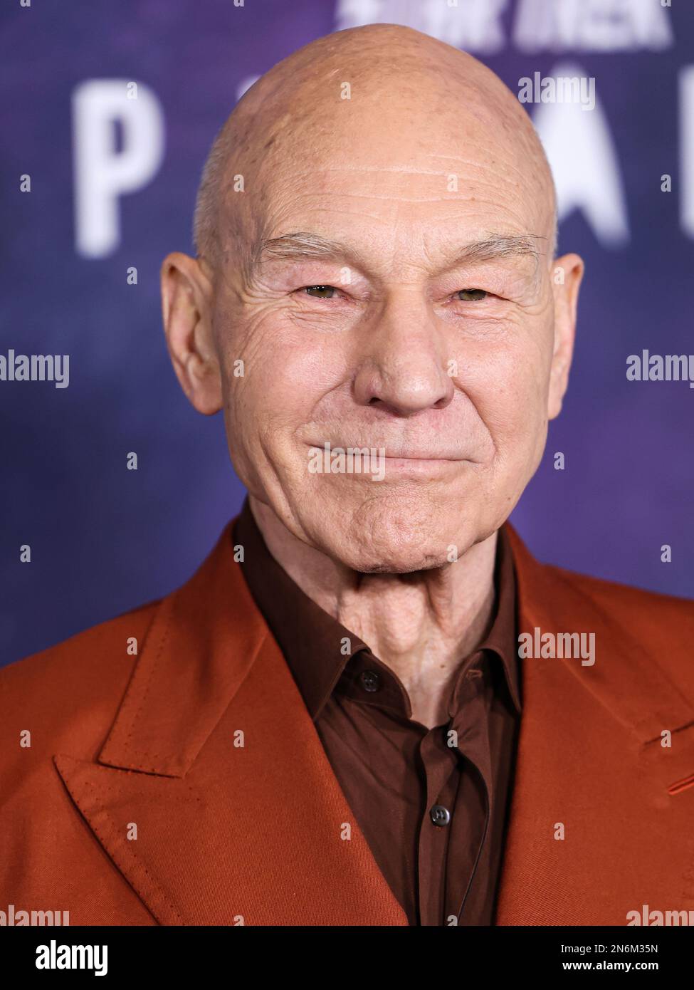 Actor sir patrick stewart portrait hi-res stock photography and images ...