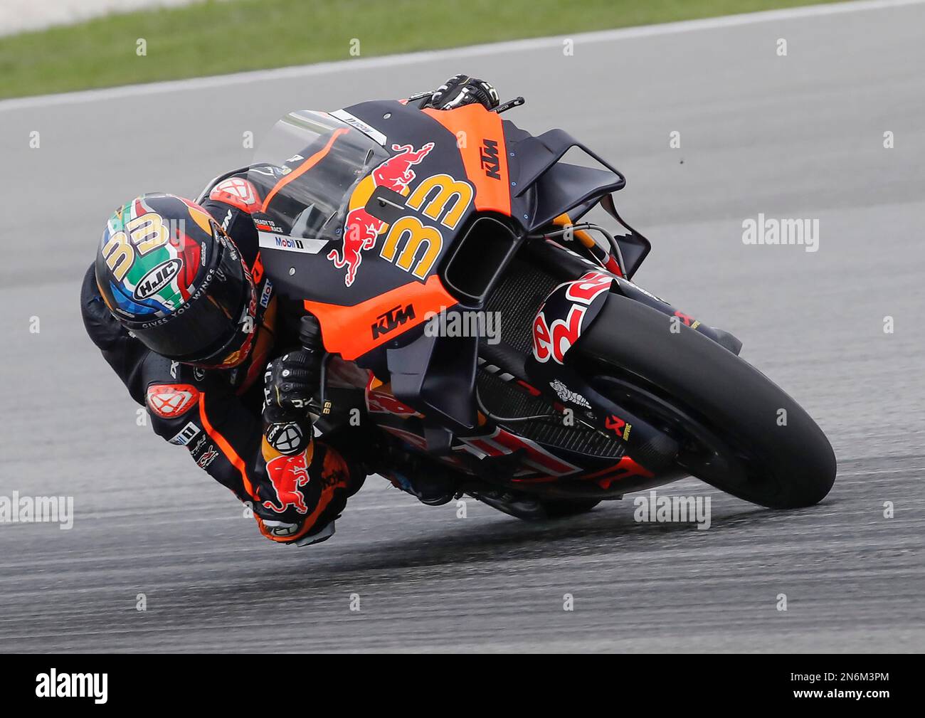 South African rider Brad Binder of Red Bull KTM Factory Racing in ...