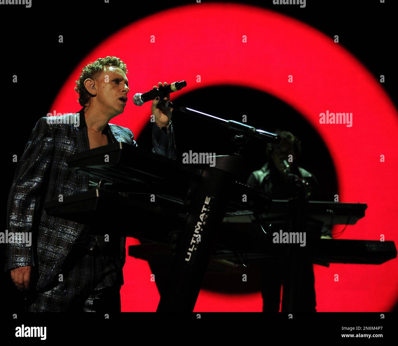 Martin Gore of Depeche Mode performs during the Delta Machine Tour at ...