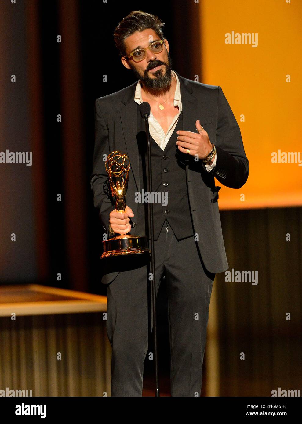 Alberto Mielgo accepts the award for Outstanding Individual ...