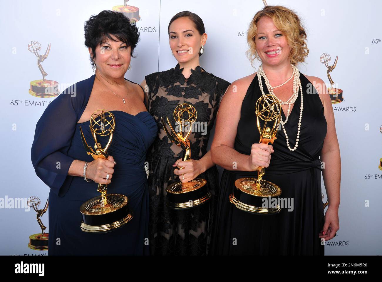 From left, Francesca Paris, Lisa Dellechiaie, and Sarah Stamp pose for ...