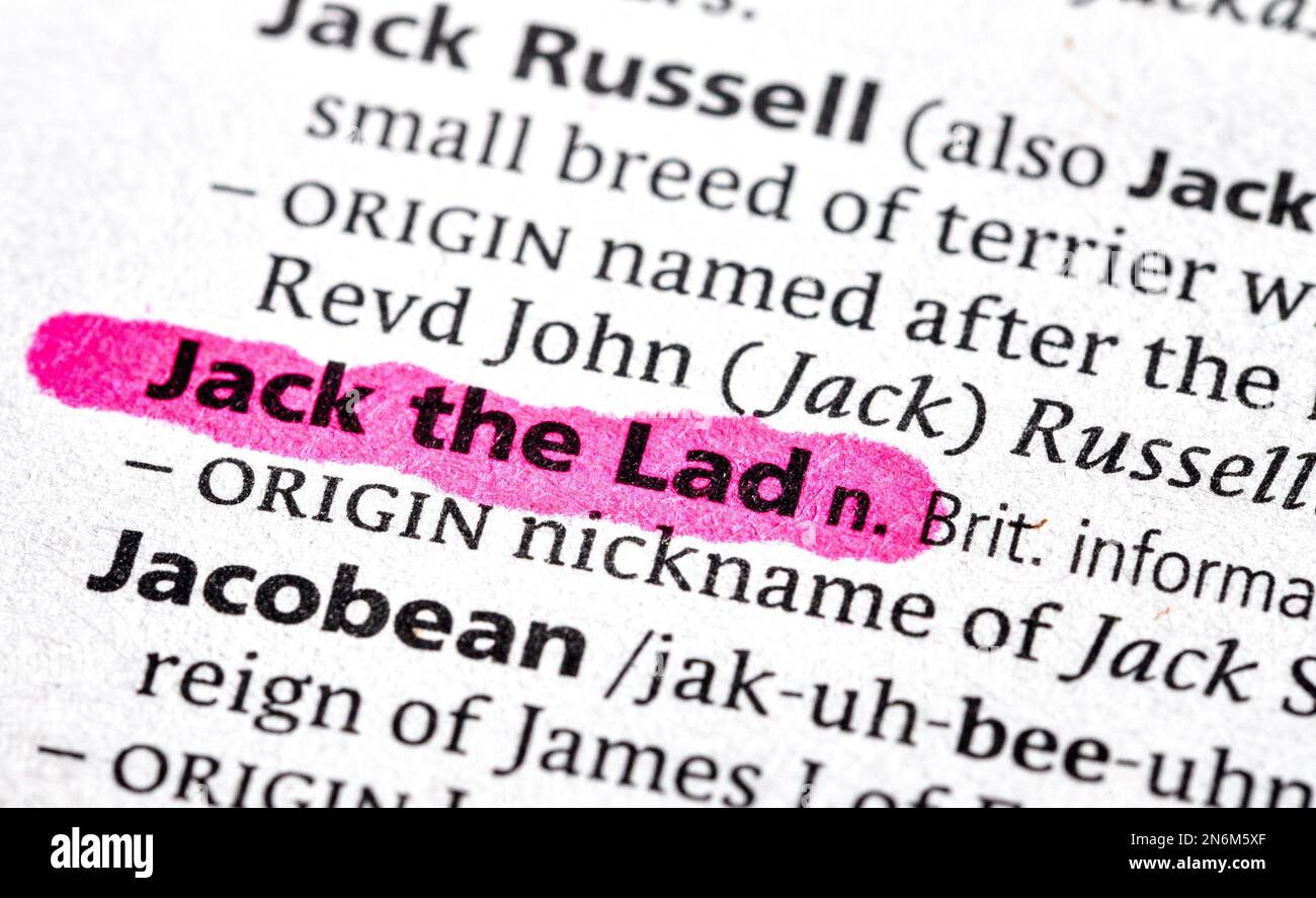 jack the lad Stock Photo - Alamy