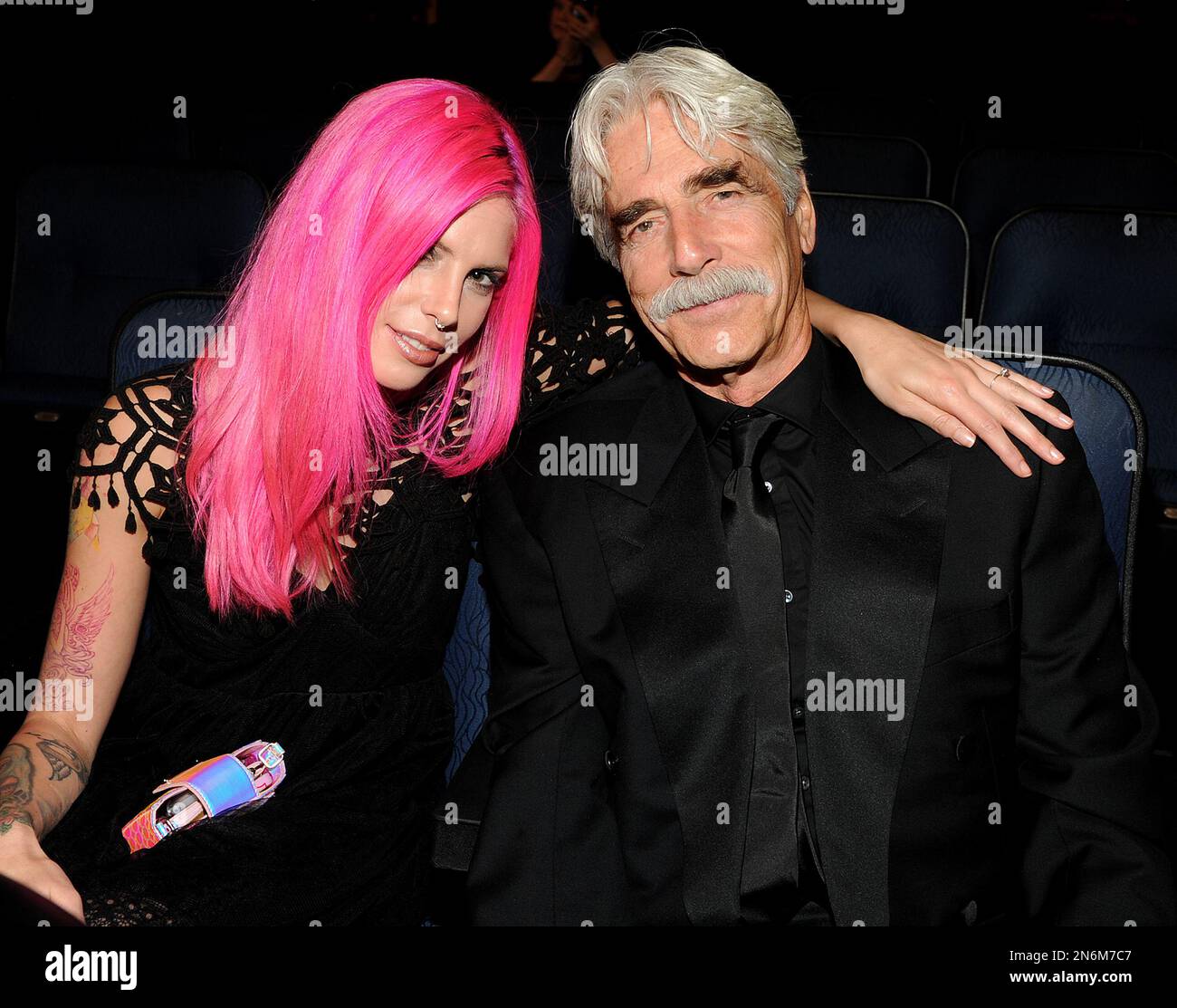 EXCLUSIVE - From left, Cleo Cole Elliott and Sam Elliott attend the ...