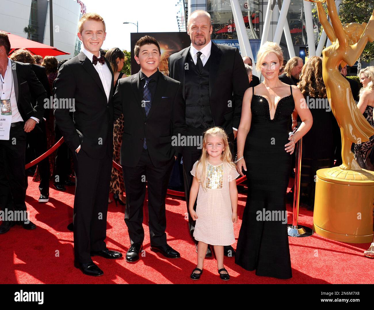 From left, Jason Dolley, Bradley Steven Perry, Eric Allan Kramer, Mia ...