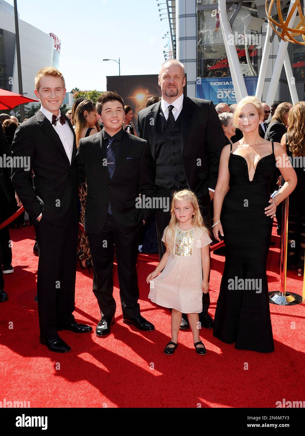 From left, Jason Dolley, Bradley Steven Perry, Eric Allan Kramer, Mia ...