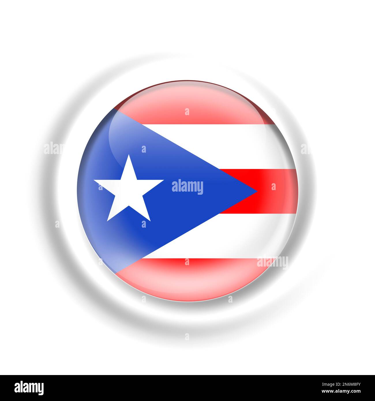 Puerto Rico flag Stock Photo - Alamy