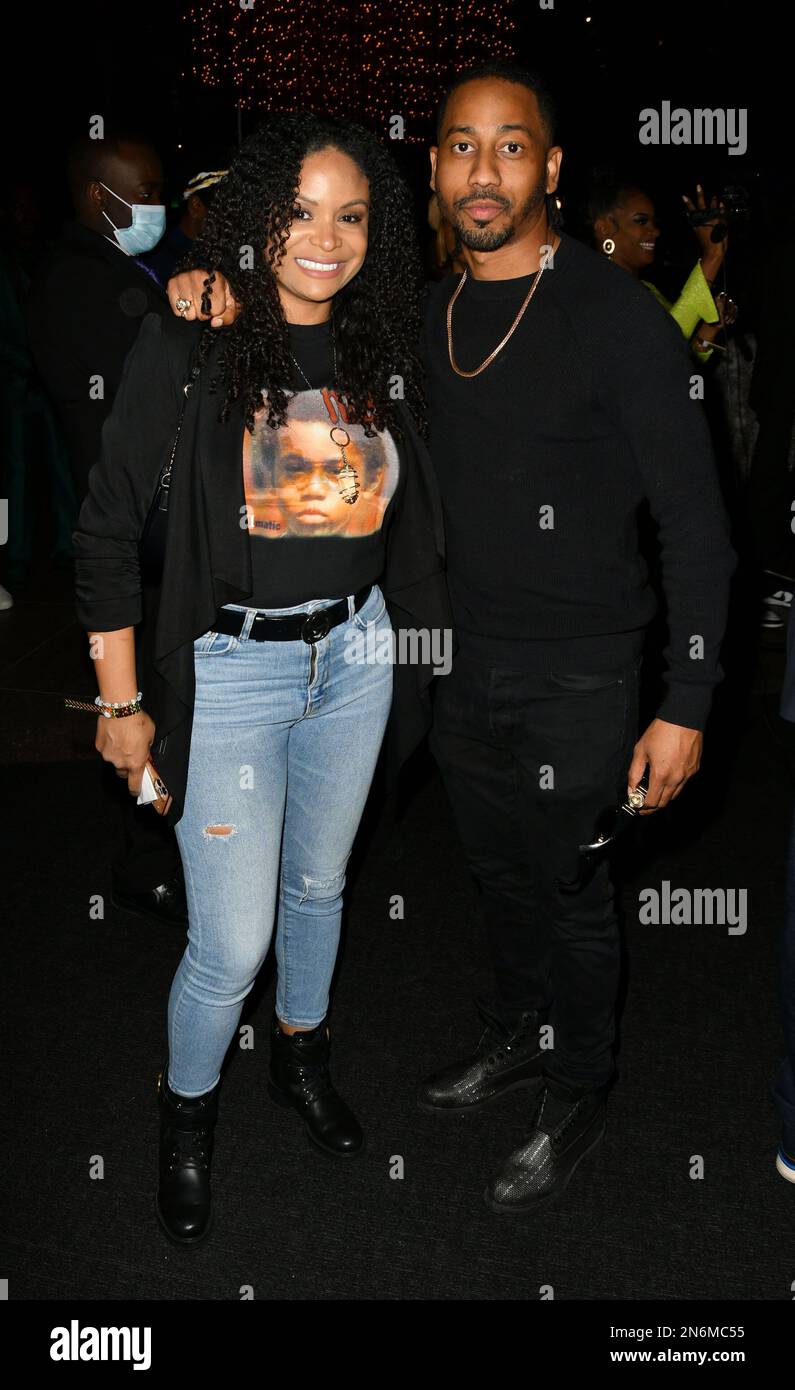 Los Angeles, Ca. 09th Feb, 2023. Joyful Drake, Brandon T Jackson attend ...