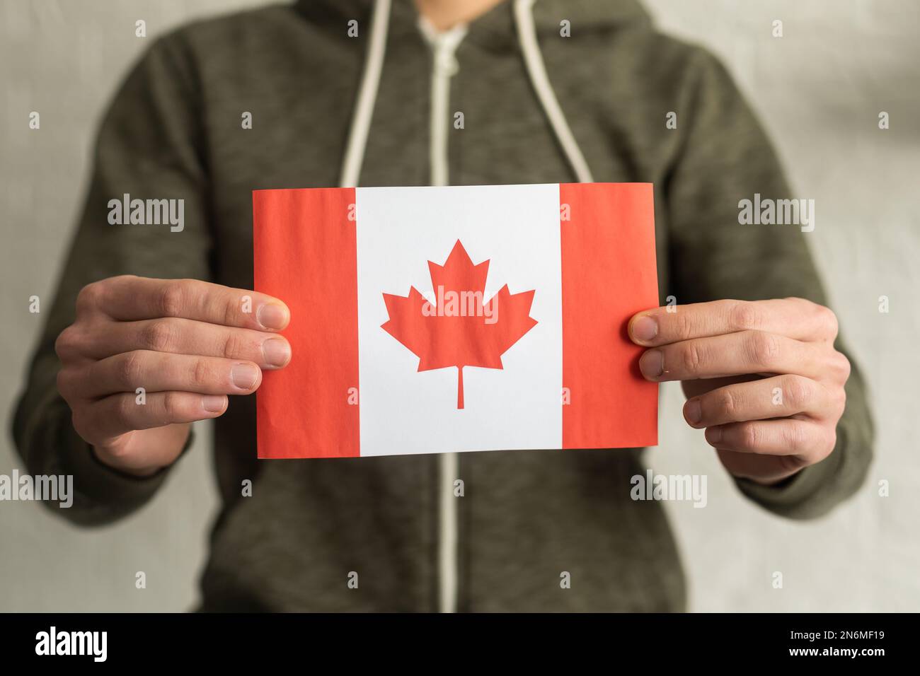 Showing canadian national flag hi-res stock photography and images - Alamy