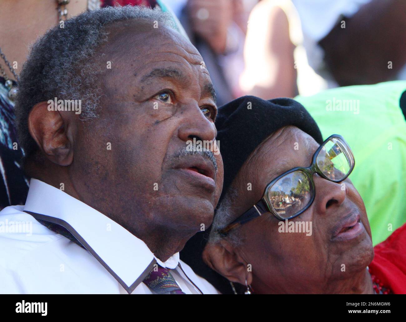The parents of of Denise McNair, Chris and Maxine McNair react as the ...