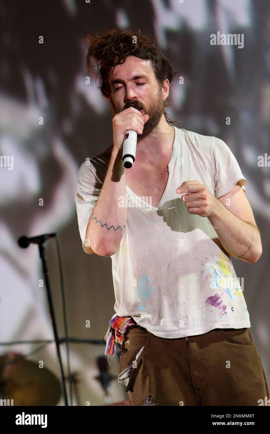Alex Ebert of Edward Sharpe & The Magnetic Zeros performs on day 1 of ...