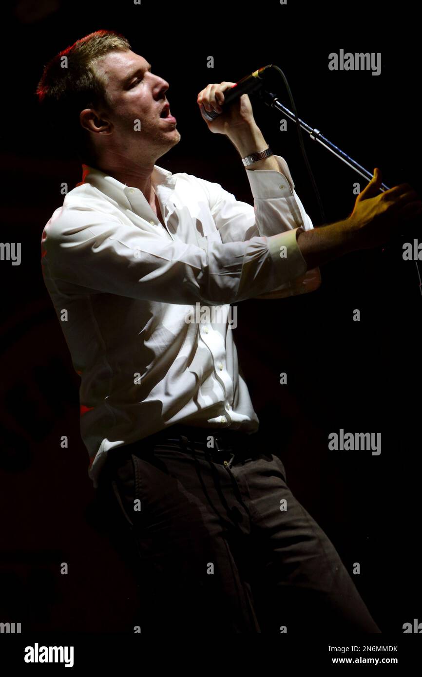 Hamilton Leithauser of The Walkmen performs on day 1 of the Gentlemen ...