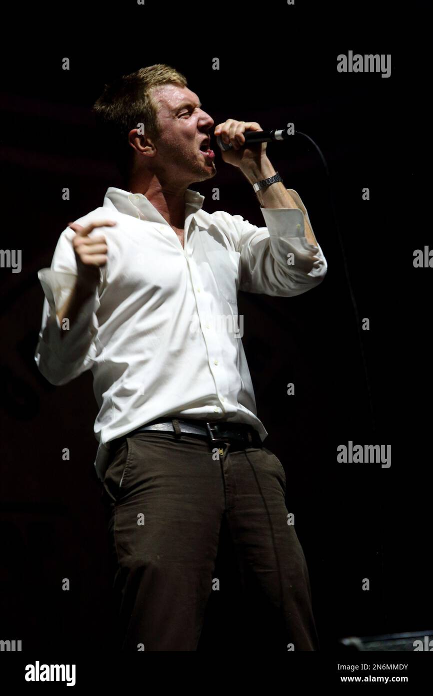 Hamilton Leithauser of The Walkmen performs on day 1 of the Gentlemen ...