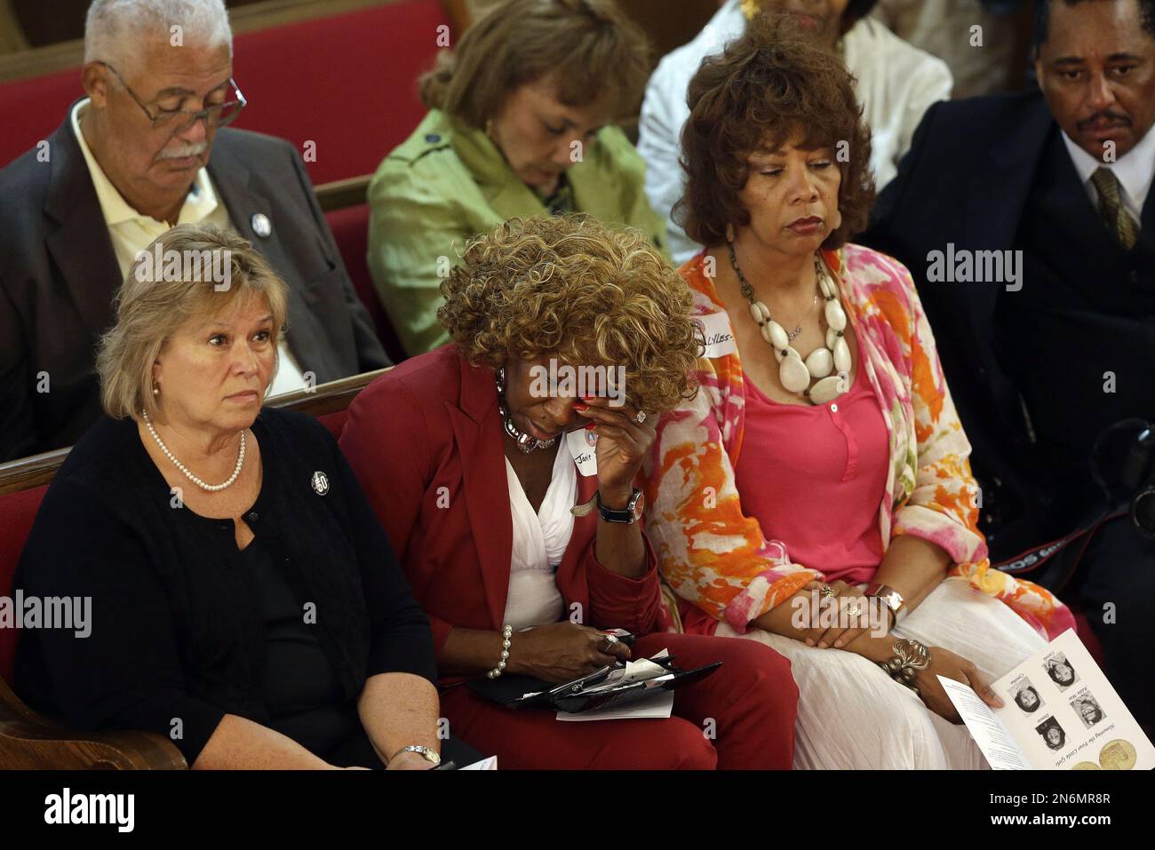 Family members of four girls killed by a bomb blast 50 years ago attend ...