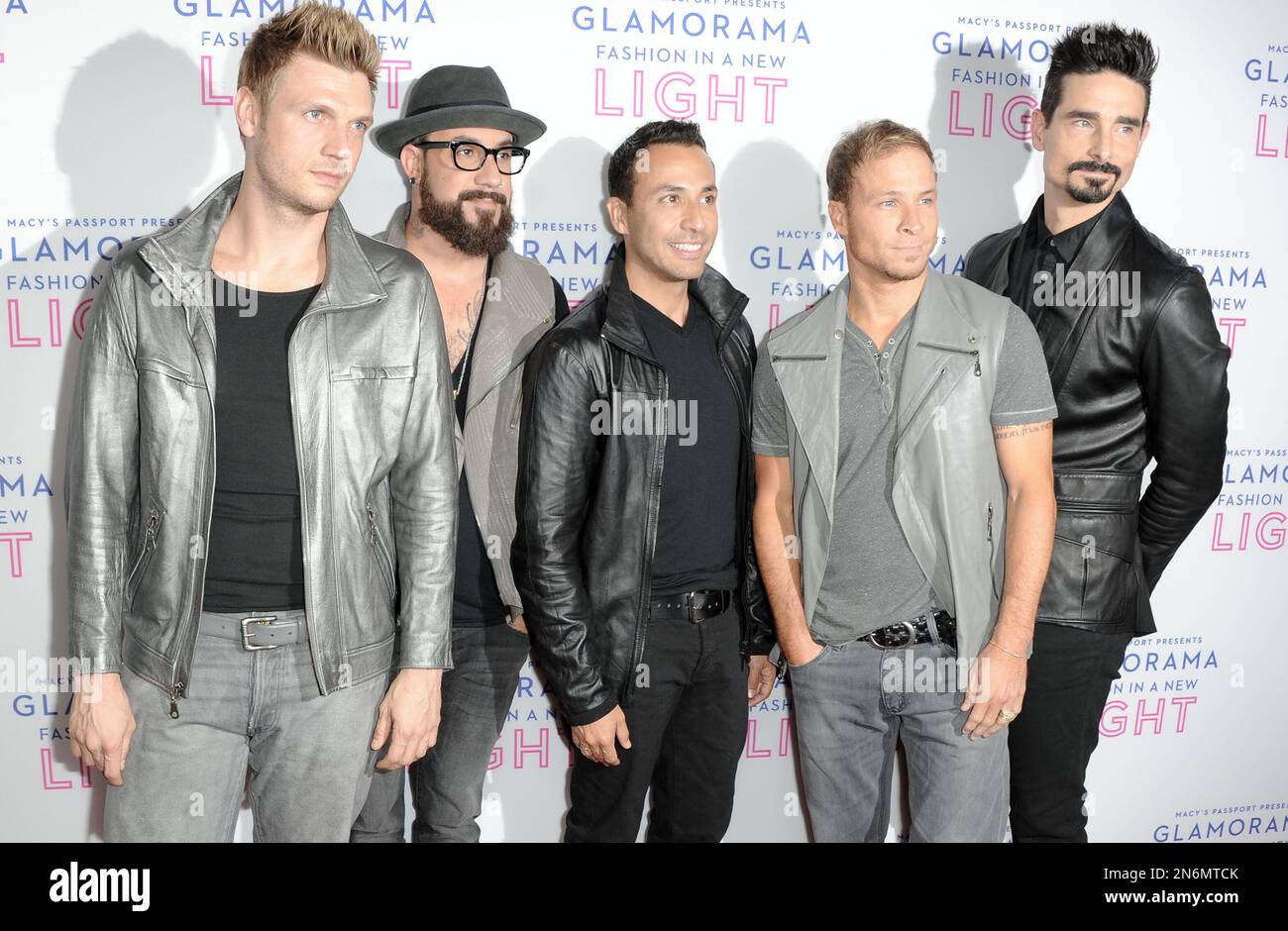 From left, Nick Carter, AJ McLean, Howie Dorough, Brian Littrell, and ...