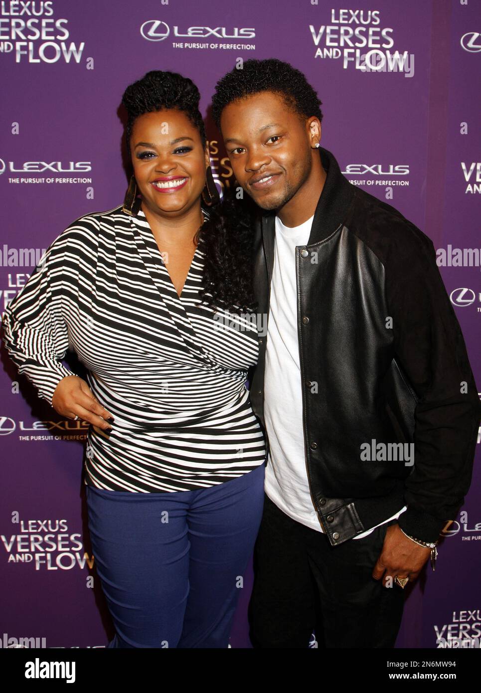 Singers Jill Scott and BJ The Chicago Kid arrive at Lexus Presents ...