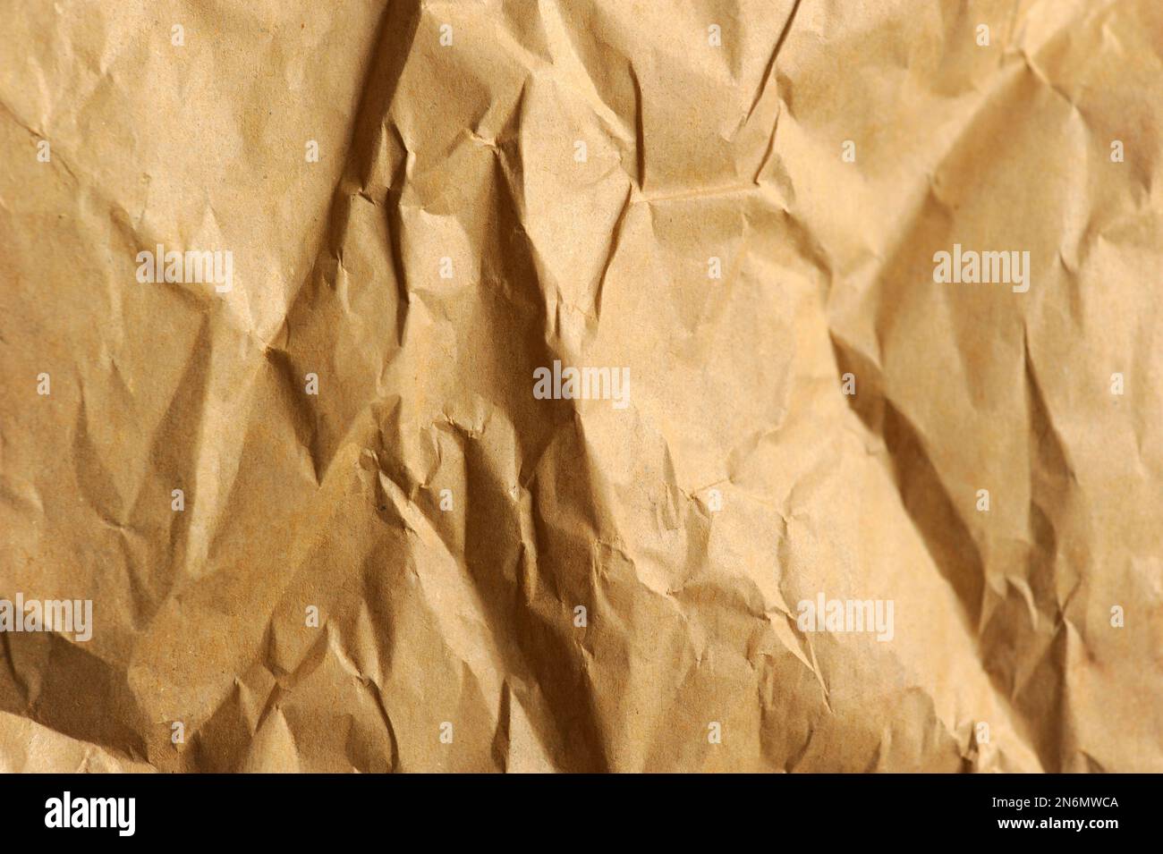 crumpled brown paper background Stock Photo - Alamy