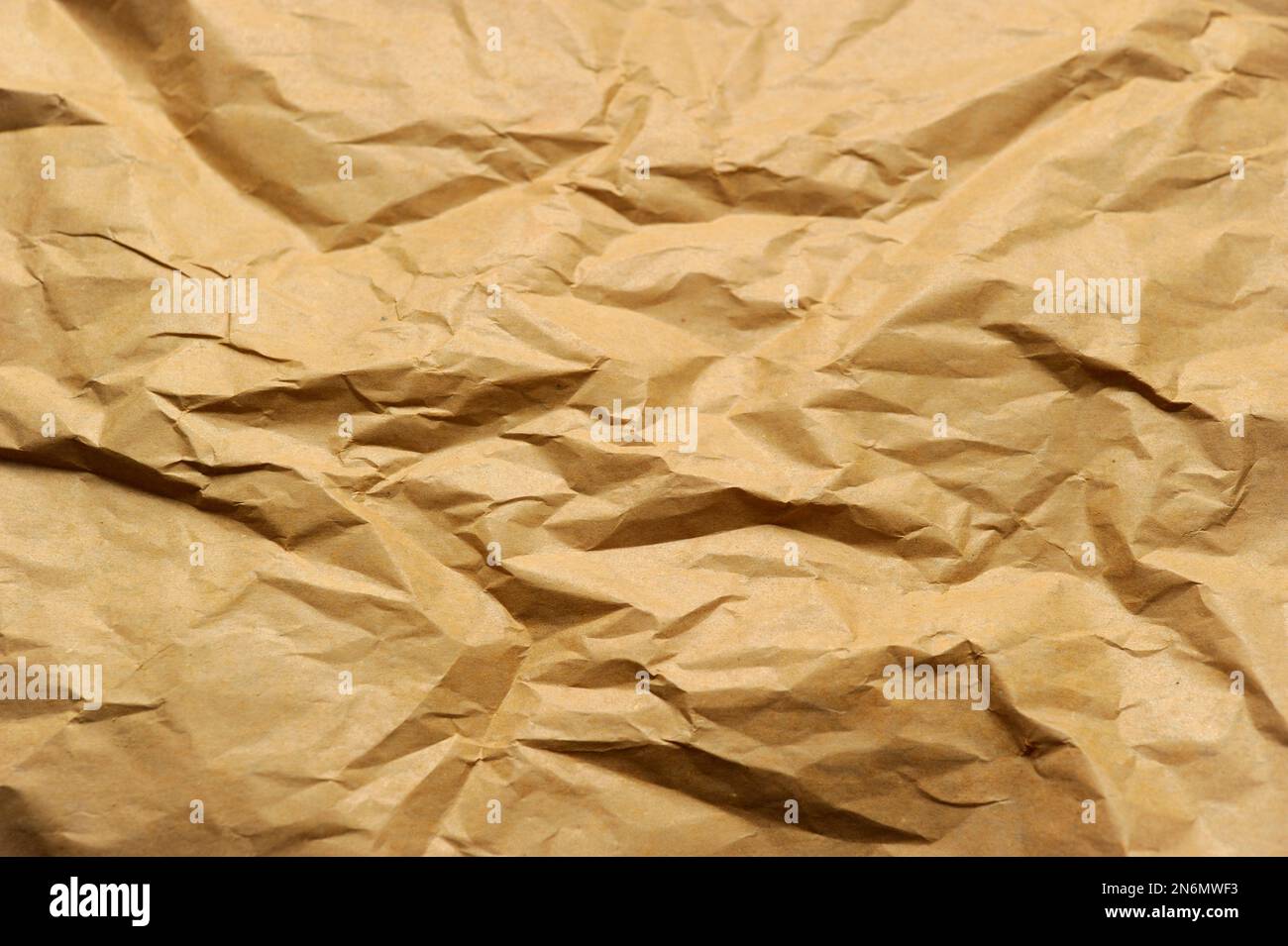 crumpled brown paper background Stock Photo - Alamy
