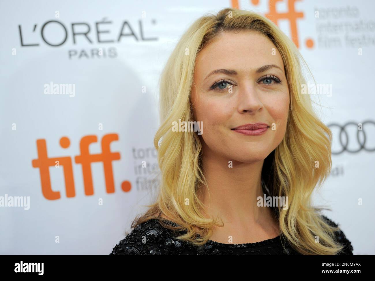Jennifer Baxter, a cast member in "The Right Kind of Wrong," poses at ...