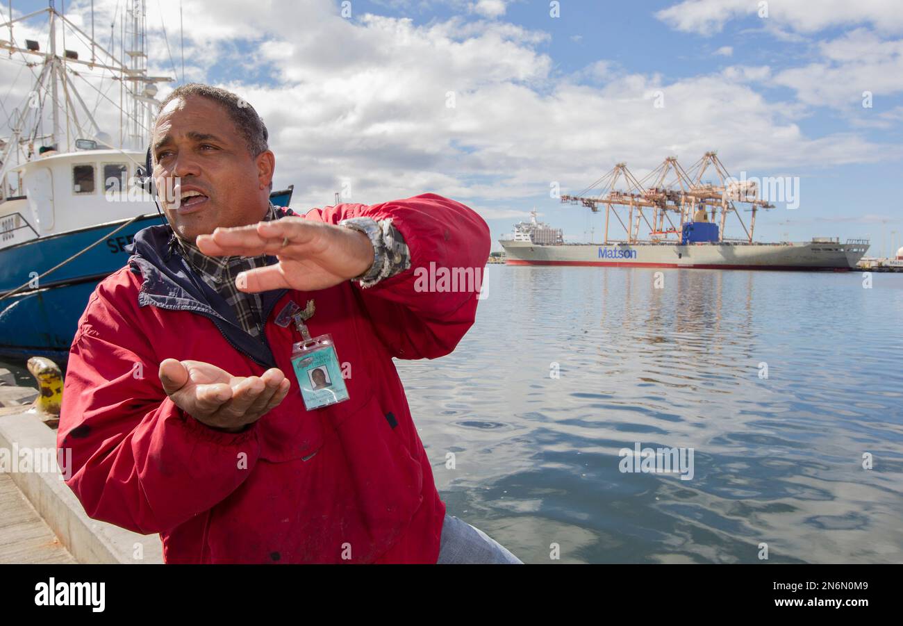 John Hernandez of Kailua, Hawaii and owner of John's Fresh Fish ...