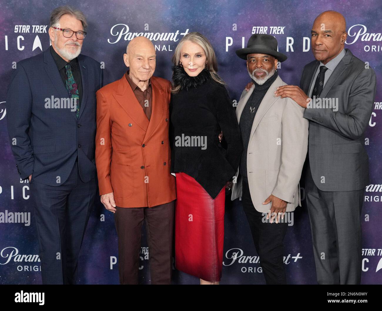 Hollywood, CA , February 9, 2023. (L-R) Jonathan Frakes, Sir Patrick ...