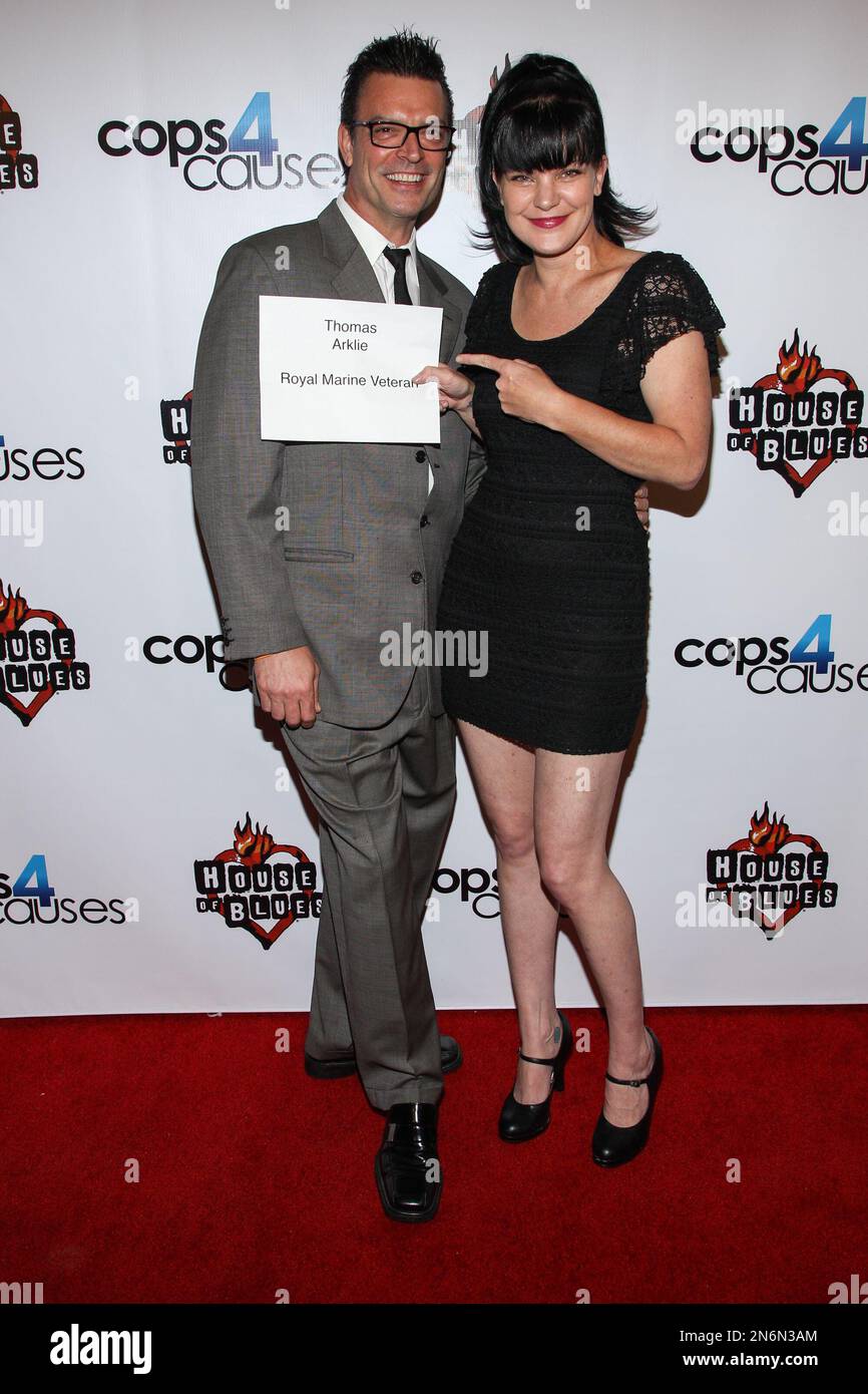 Actress Pauley Perrette and fiancé Thomas Arklie arrive at the 2nd ...