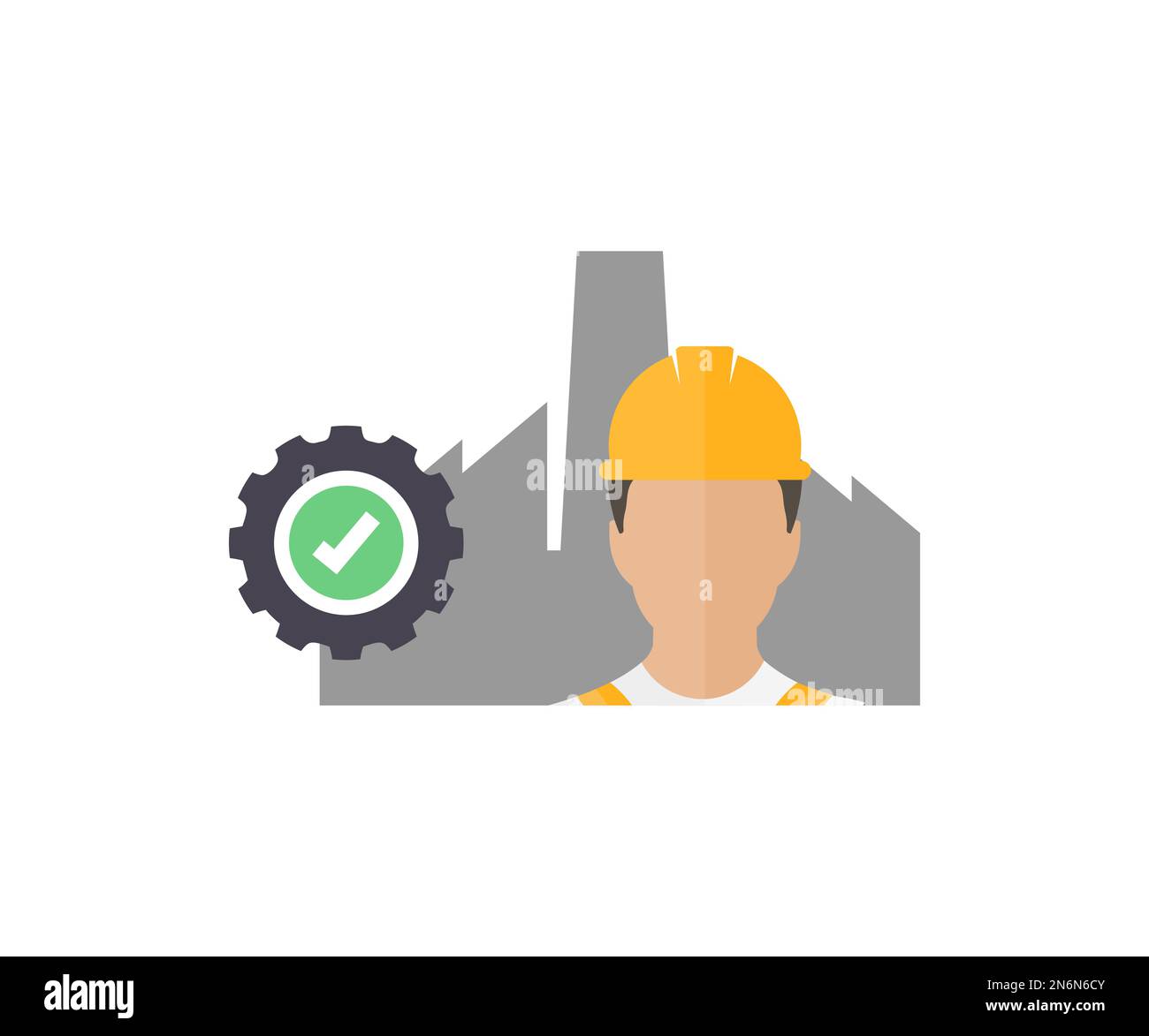 Heavy industry, engineering, engineer, construction industry logo ...