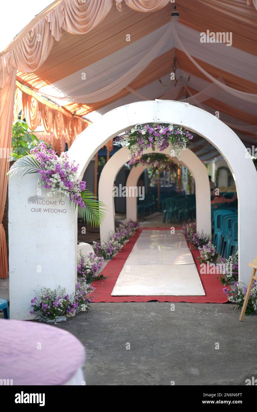 Wedding room decoration hi-res stock photography and images - Alamy