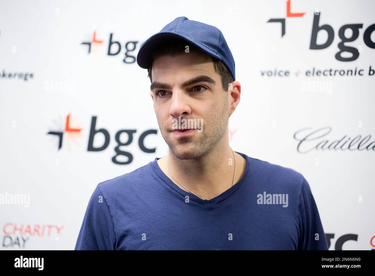 Zachary Quinto arrives at the Annual Charity Day hosted by Cantor ...
