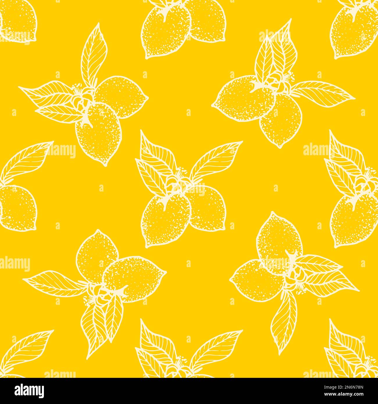 seamless pattern ,lemon background with yellow and white elements, geometric design, vector ...