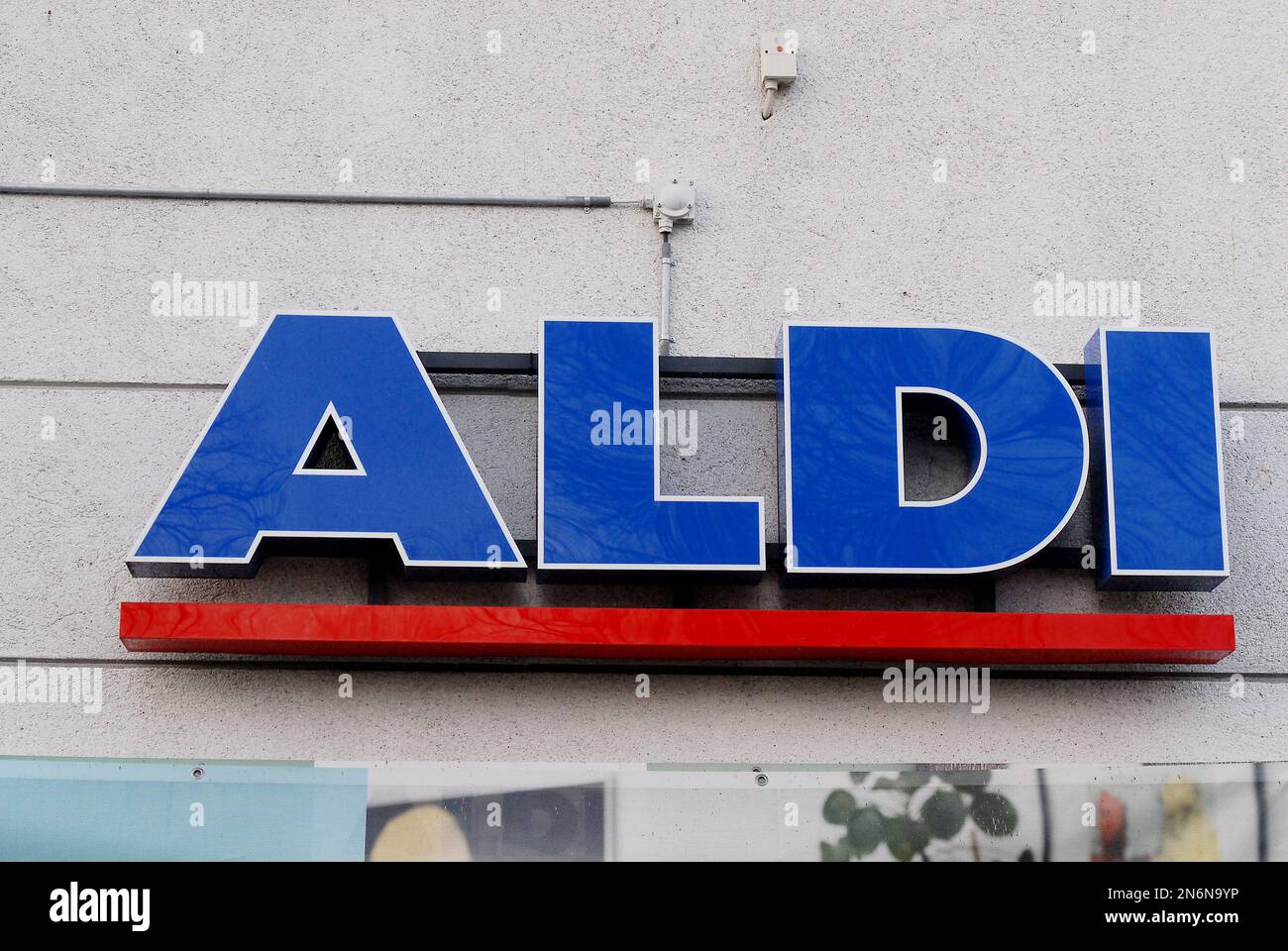 Copenhagen/Denmark/10 February 2023/ Deutsche Aldi grocery store in ...