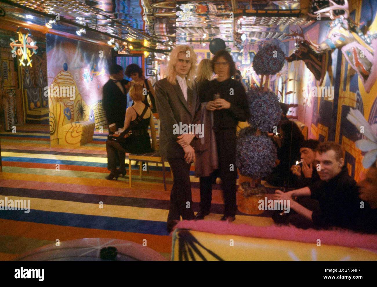 This is the scene on the opening night of the Palladium disco on East ...