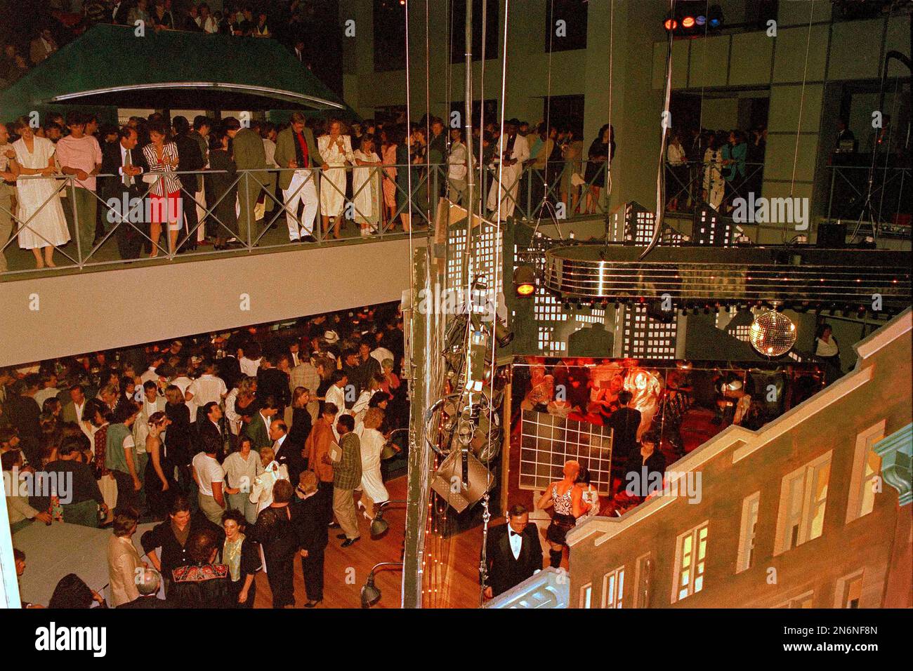This is the general view of the dance floor on opening night of the Palladium disco on East 14th ...
