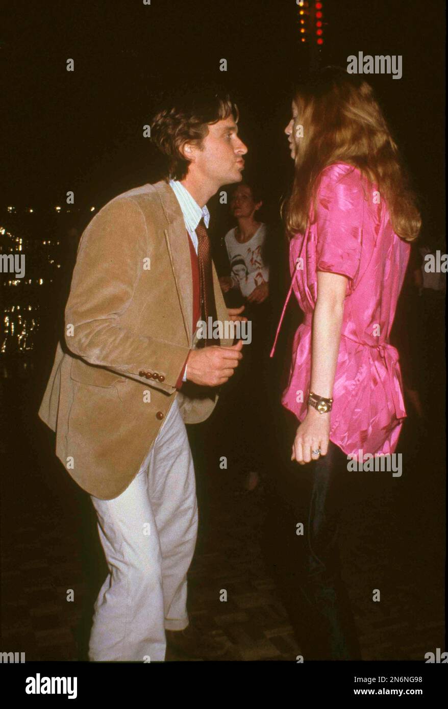 Actor Michael Douglas and his wife Diandra dance at Xenon disco in New York, March 1979. (AP ...
