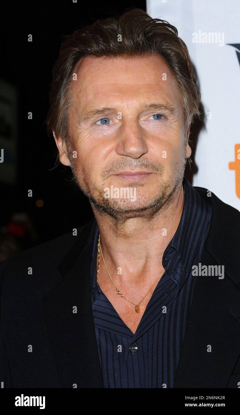 Actor Liam Neeson arrives at the premiere of "Third Person" on day 5 of ...