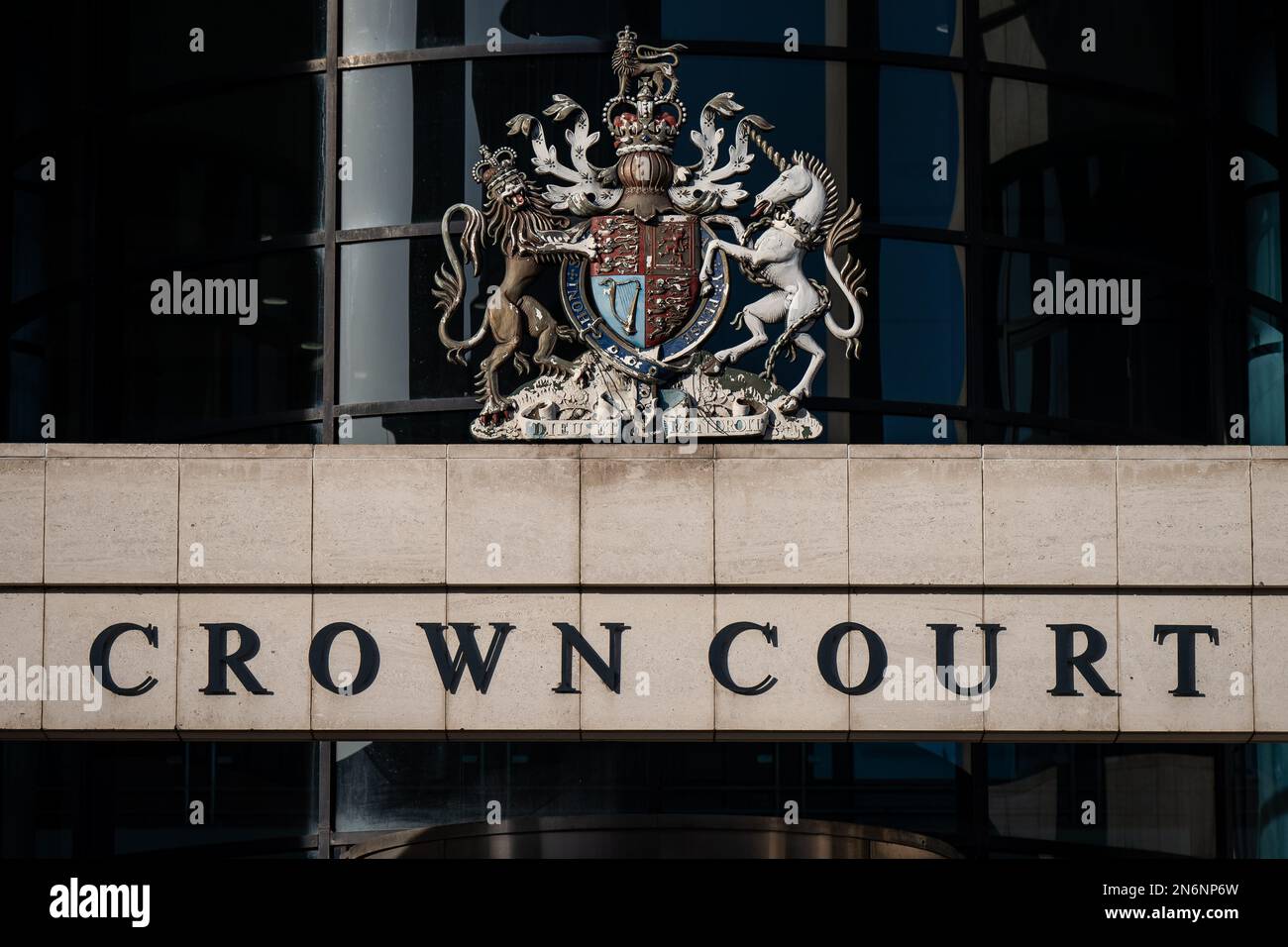 A view of Kingston Crown Court, Kingston-Upon-Thames, Surrey. Picture ...