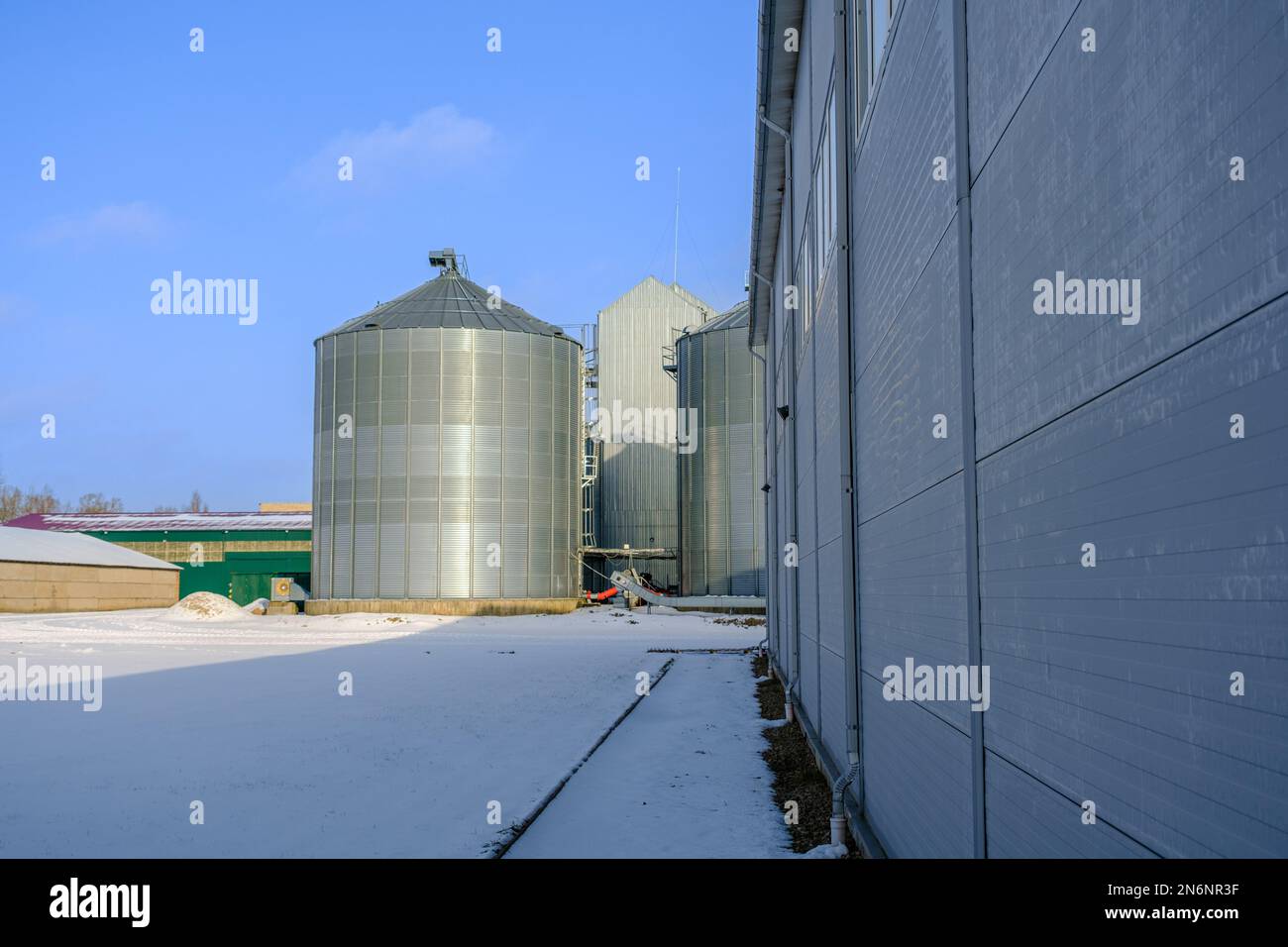 For processing, drying, cleaning and storage of agricultural products ...