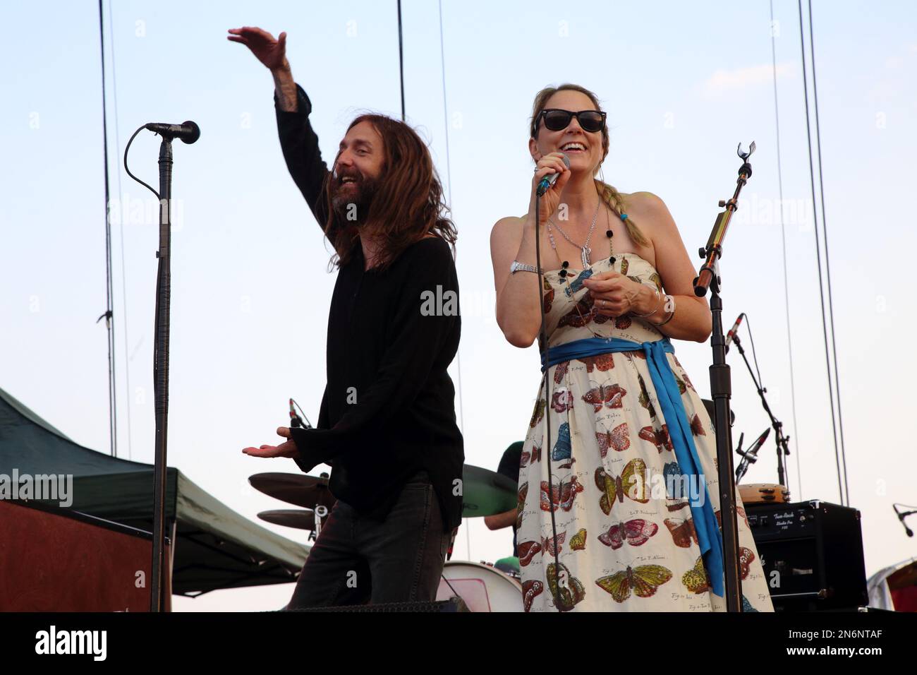 The Black Crowes performs with guest Susan Tedeschi on day 4 of the ...