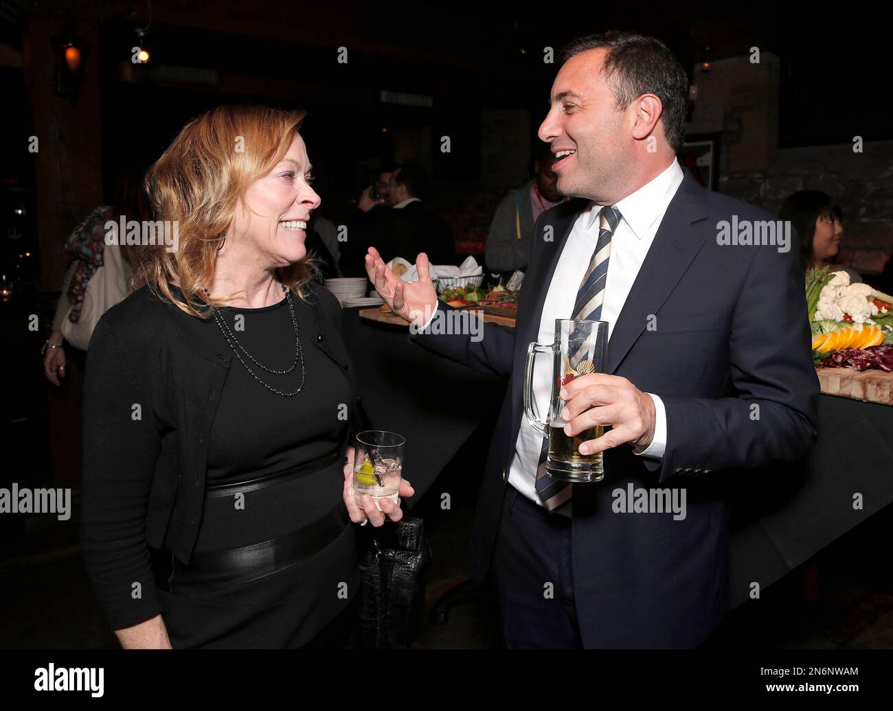 Fox Searchlight President Nancy Utley and Director Richard Shepard ...