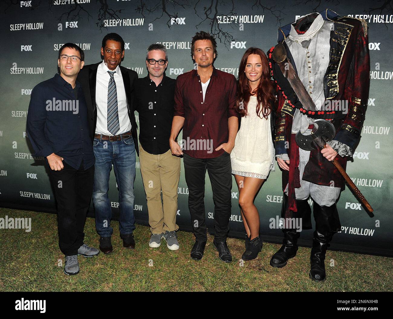 (left to right) Executive Producer Mark Goffman, actor Orlando Jones ...
