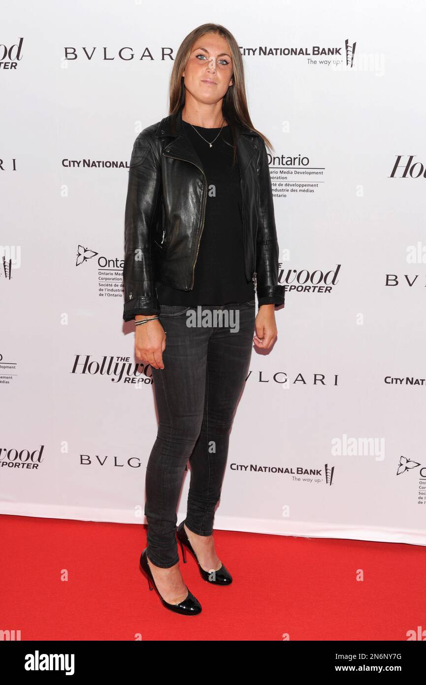 Vanessa Piazza arrives at The Hollywood Reporter's 2013 TIFF Cocktail ...