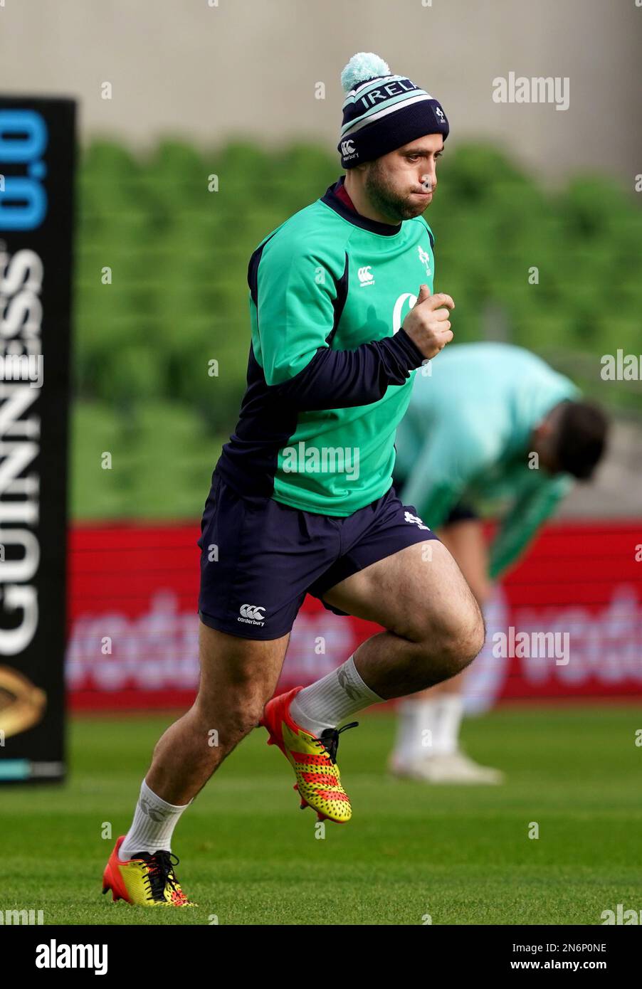 Ireland's Caolin Blade during the Captain's Run training session at the ...